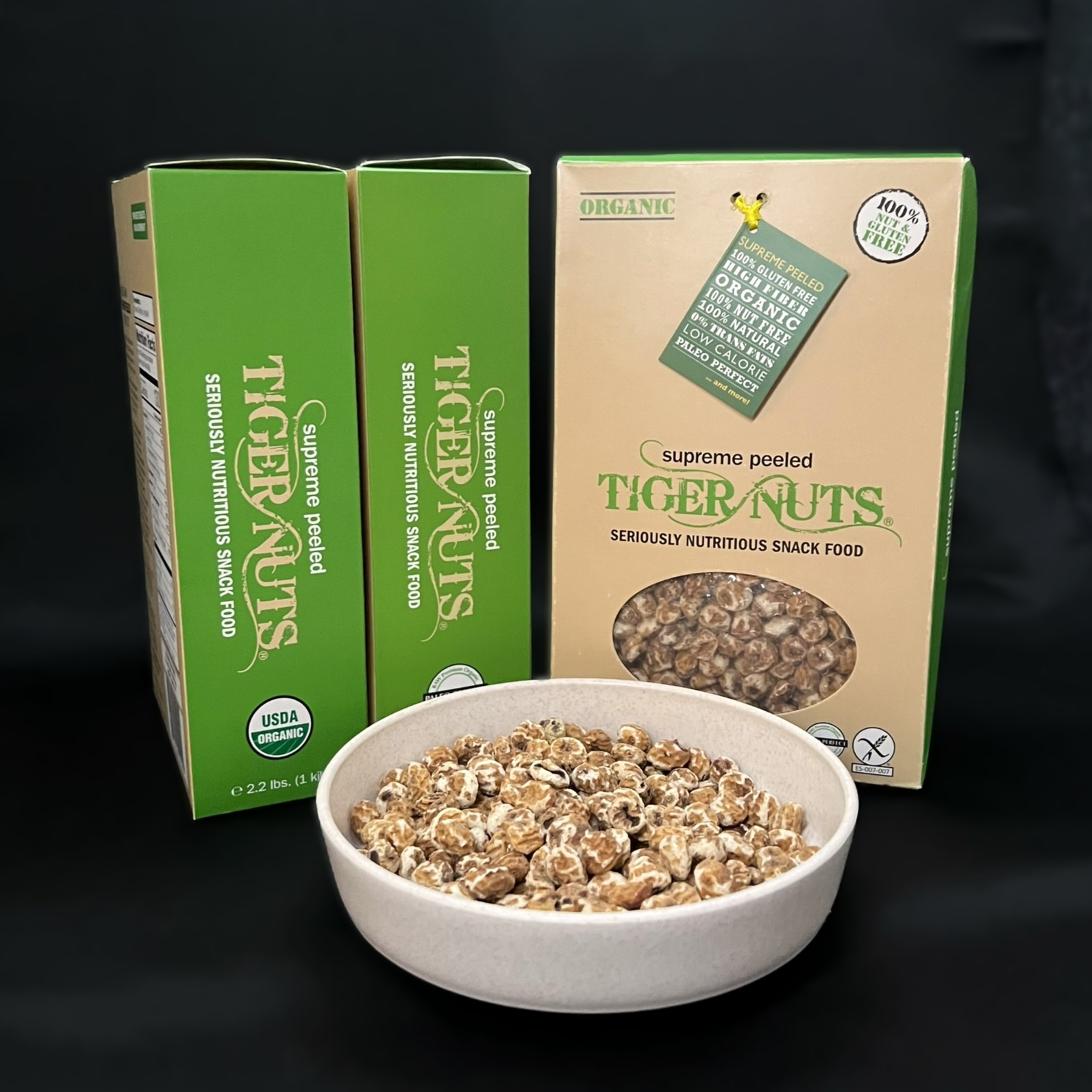 Supreme Peeled Tiger Nuts | Tiger Nuts Box | Tiger Nuts USA