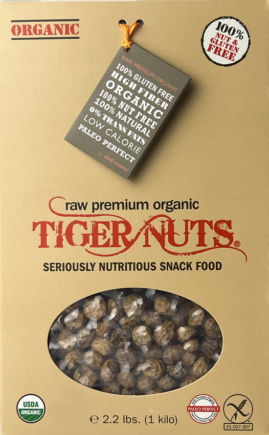 TIGER NUTS - PREMIUM ORGANIC 1 KILO(2.2 lbs)| Raw, Gluten Free Snack ...